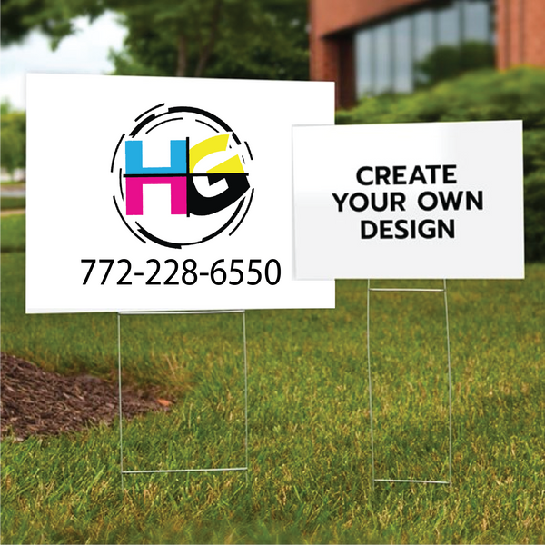 Standard Yard Signs 24" x 18" – HG Printing & Graphics